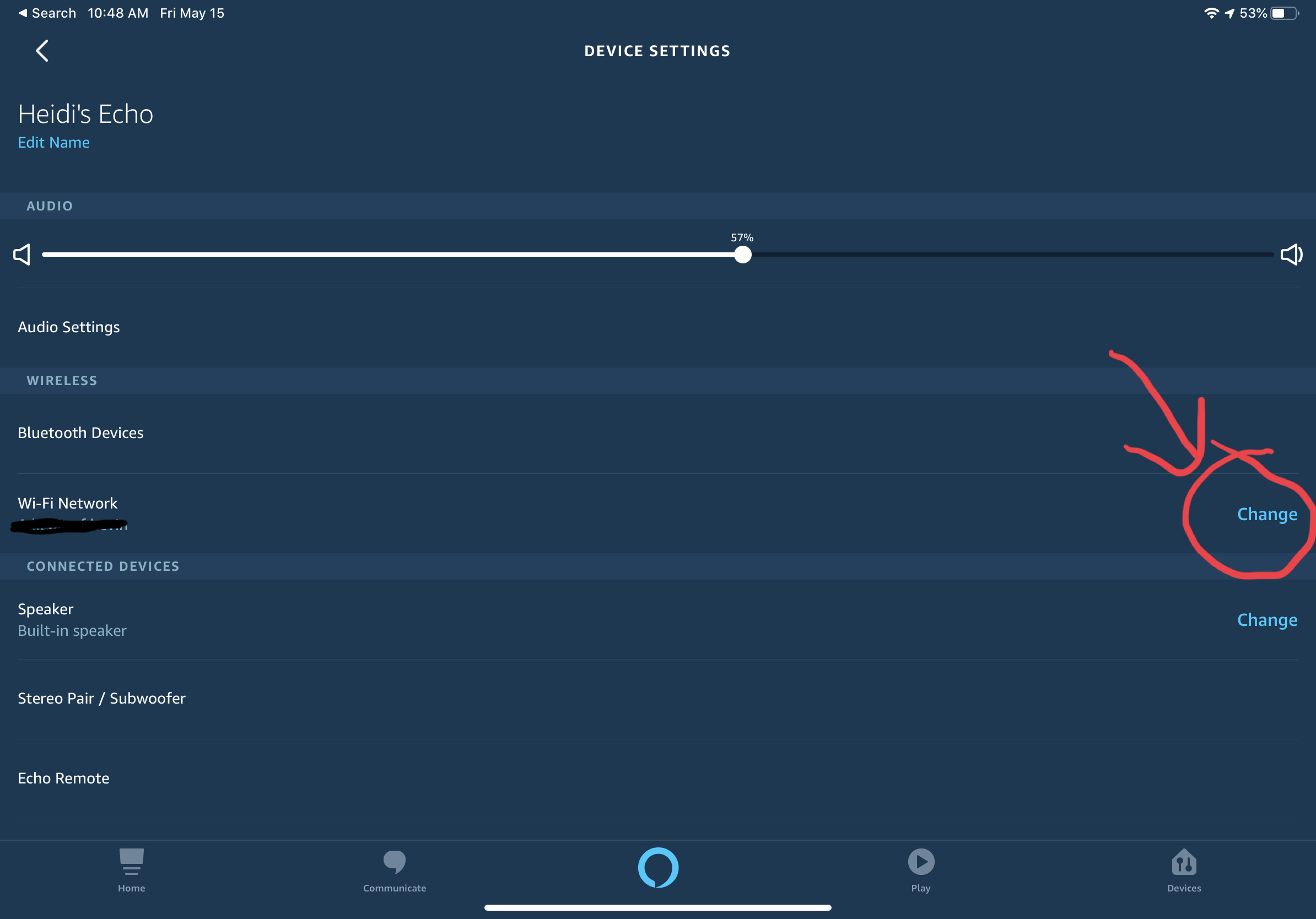 Cannot connect to Amazon Echo Dot after introducing a new wifi router