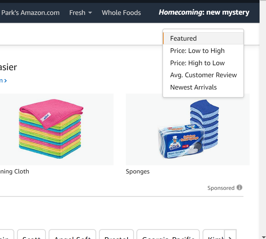 When searching for an item to purchase in Amazon, I used to be able to ...