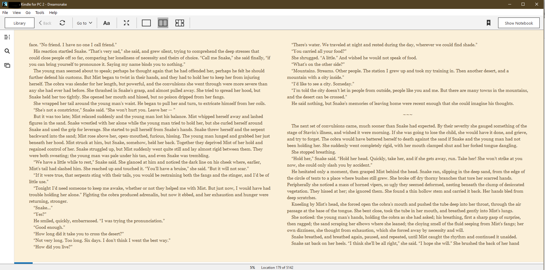 Show two pages at once
