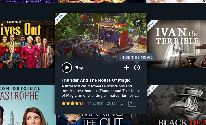 Prime Video Home Page