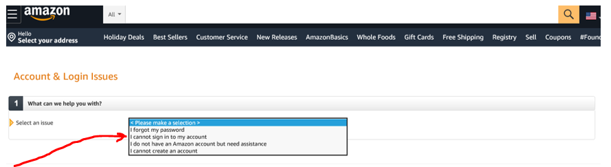 Unable to Access Amazon Account - 2SV Failing