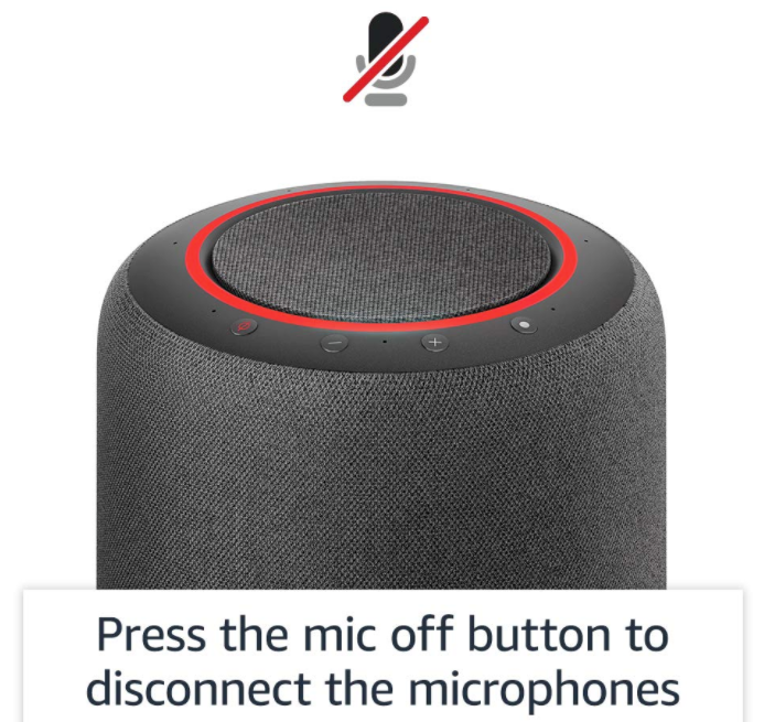 Red light on Echo Studio, Alexa not responding. No microphone button to ...