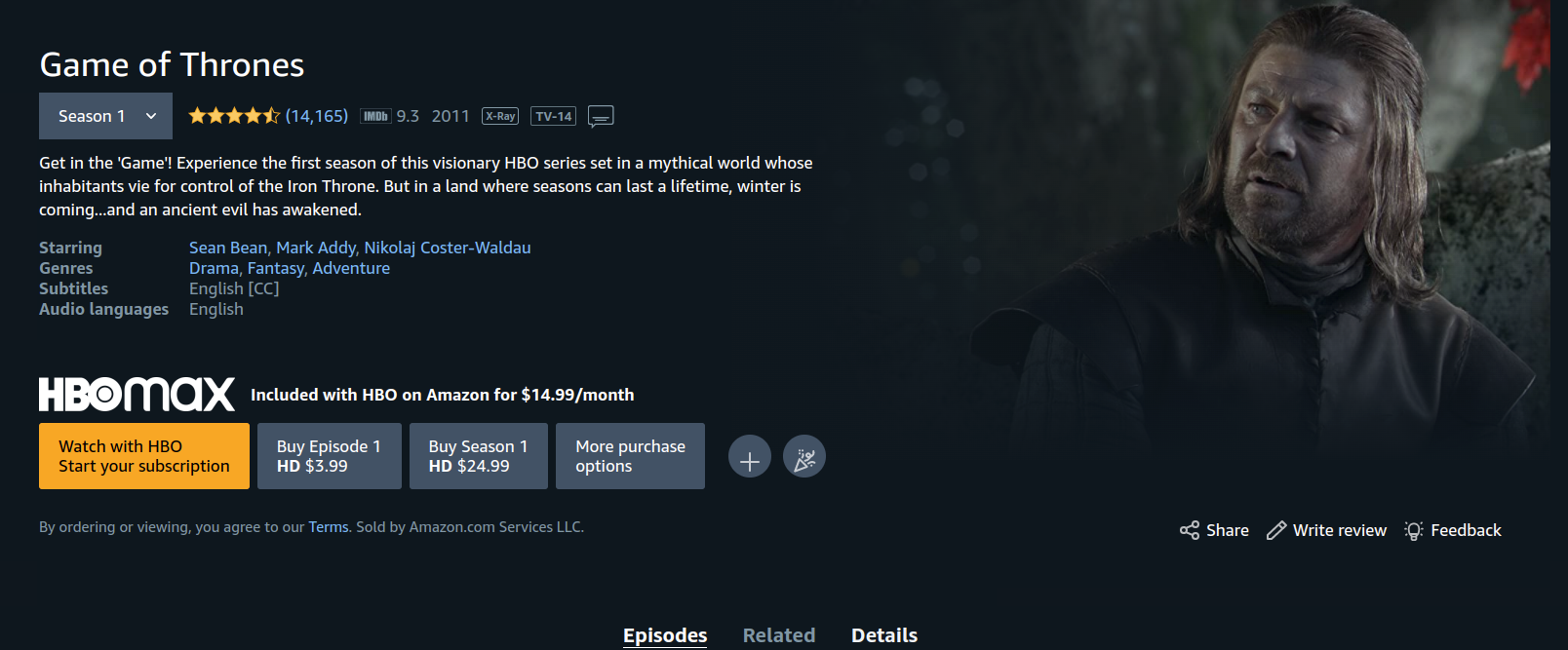 What does the prime sticker on a prime video mean?