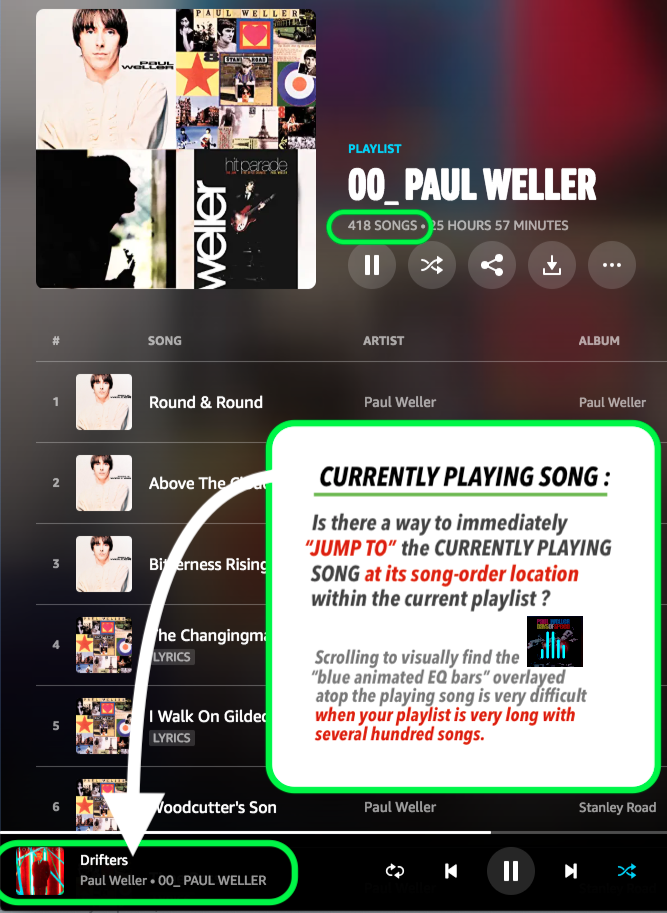 How to Jump to "Currently Playing Song" at its song location within the ...