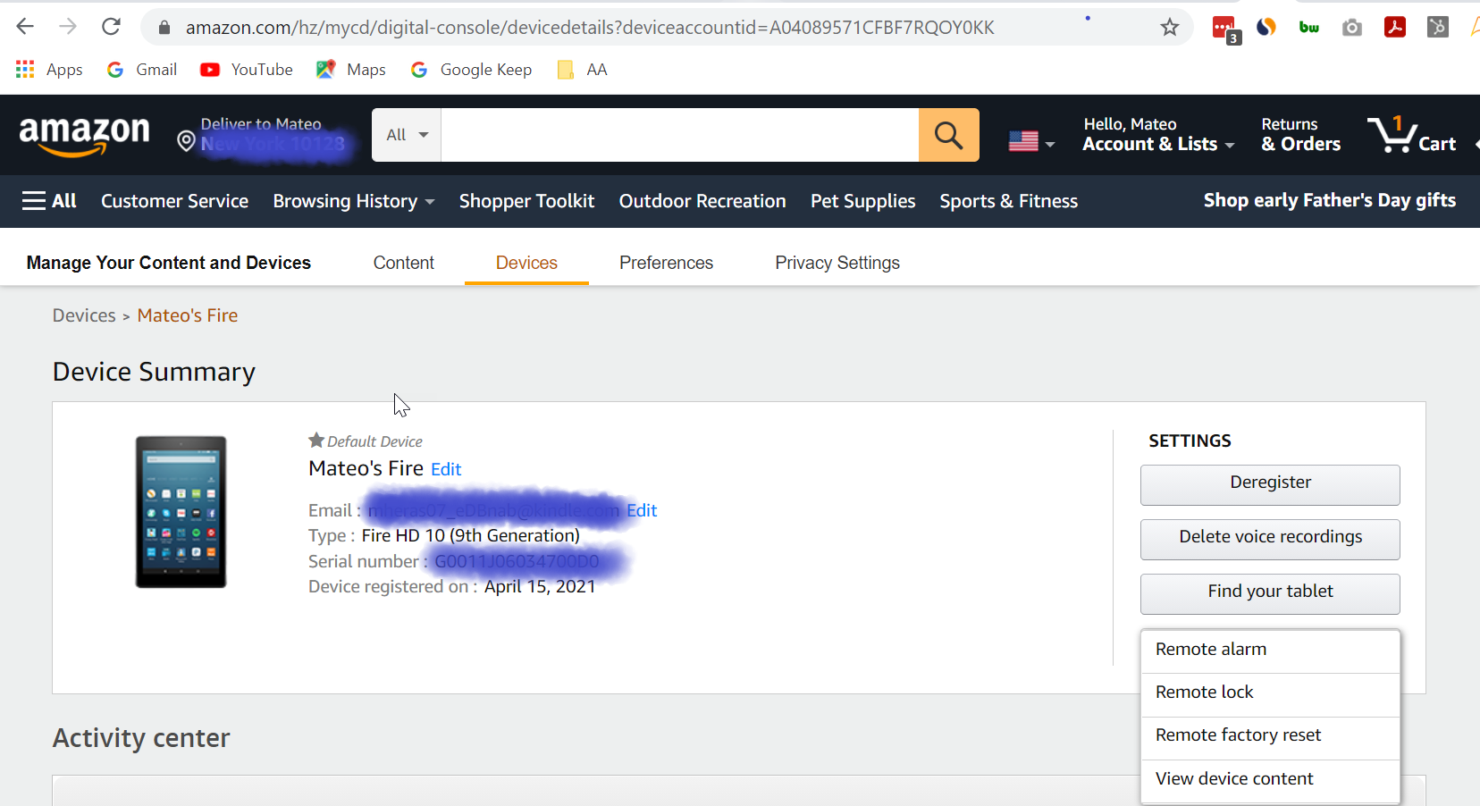 How do I turn off the lock screen ads on my Fire HD 10?