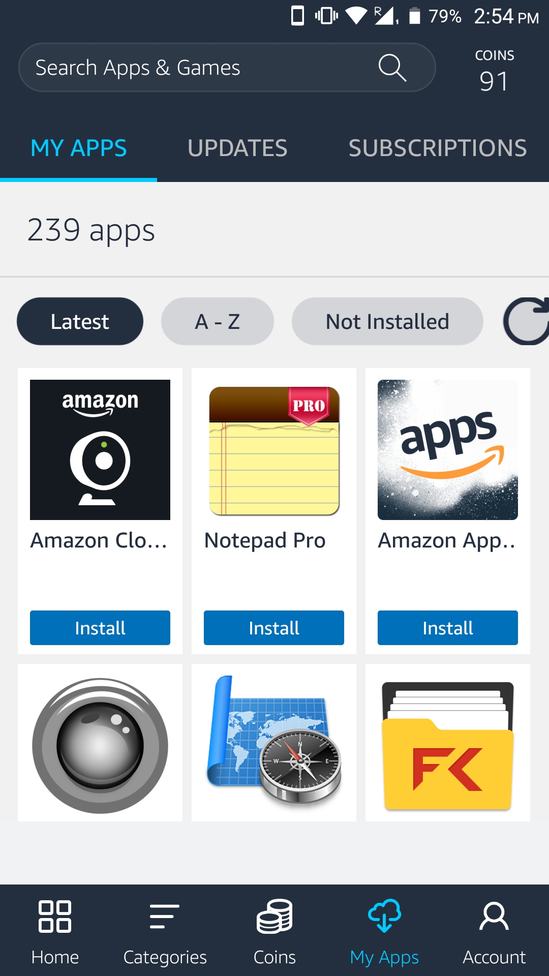 apps previously installed from amazon app store are now missing and can ...