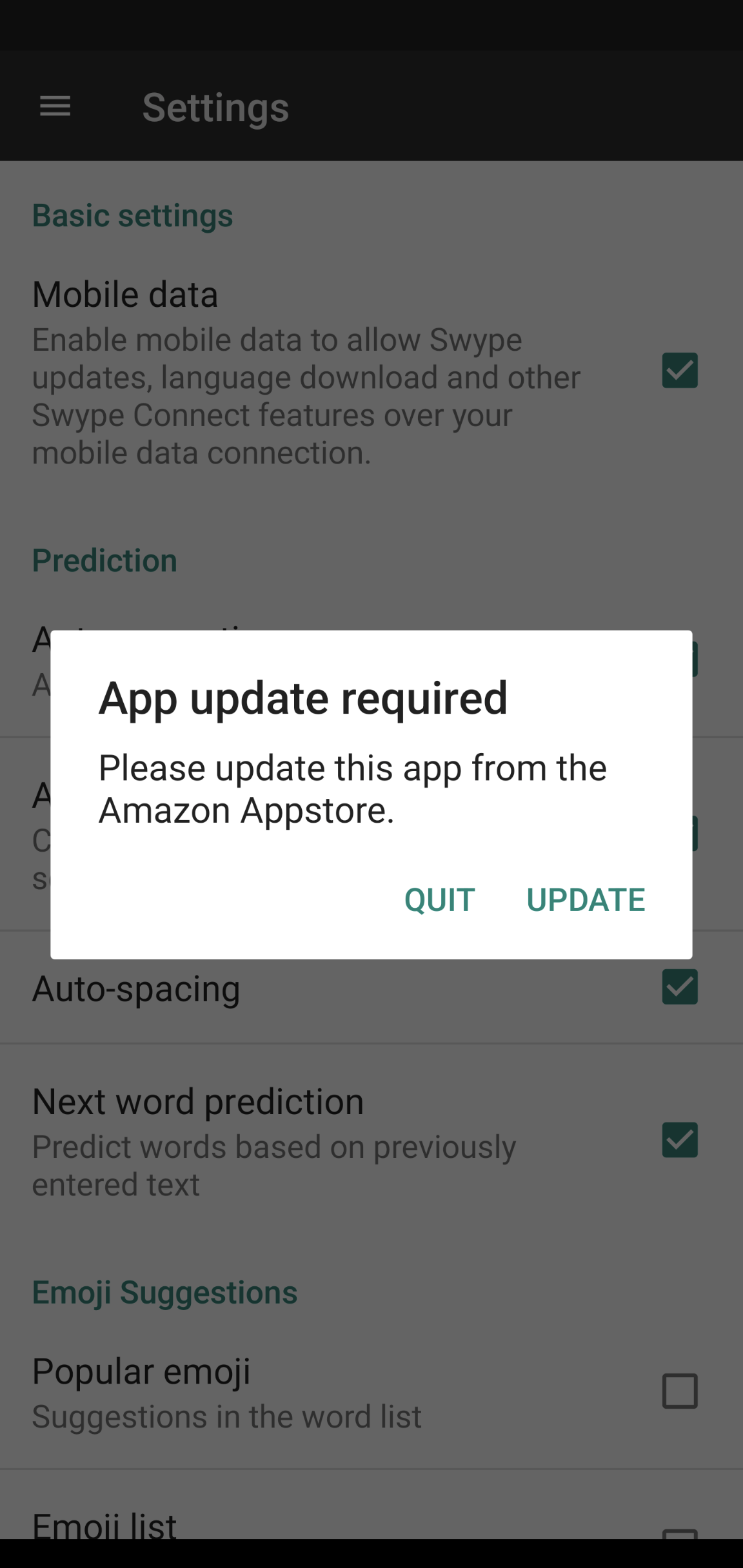 apps previously installed from amazon app store are now missing and can ...