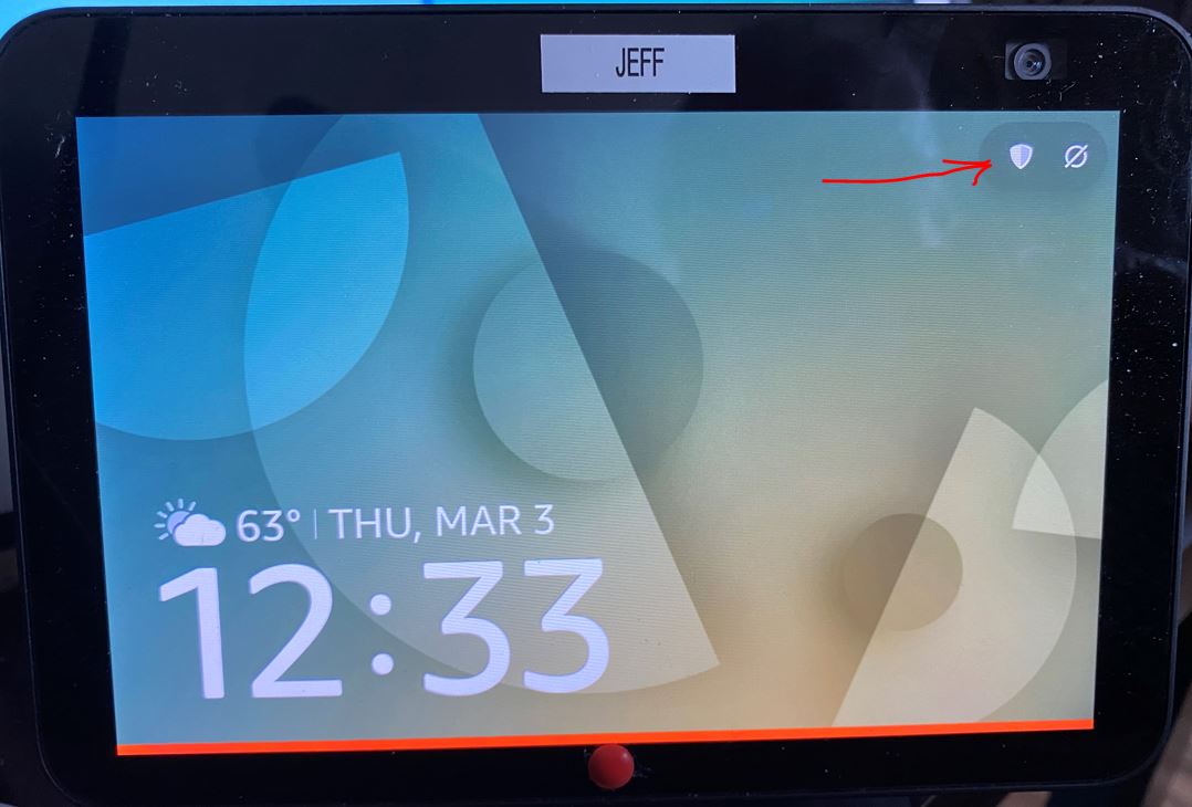 WHAT DO SCREEN ICONS AT TOP RIGHT MEAN