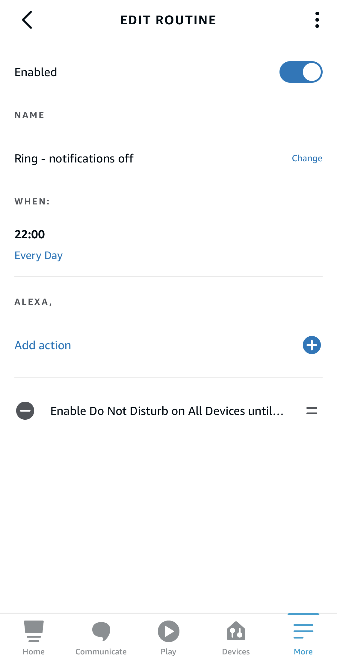 How to stop 'Ring' notifications