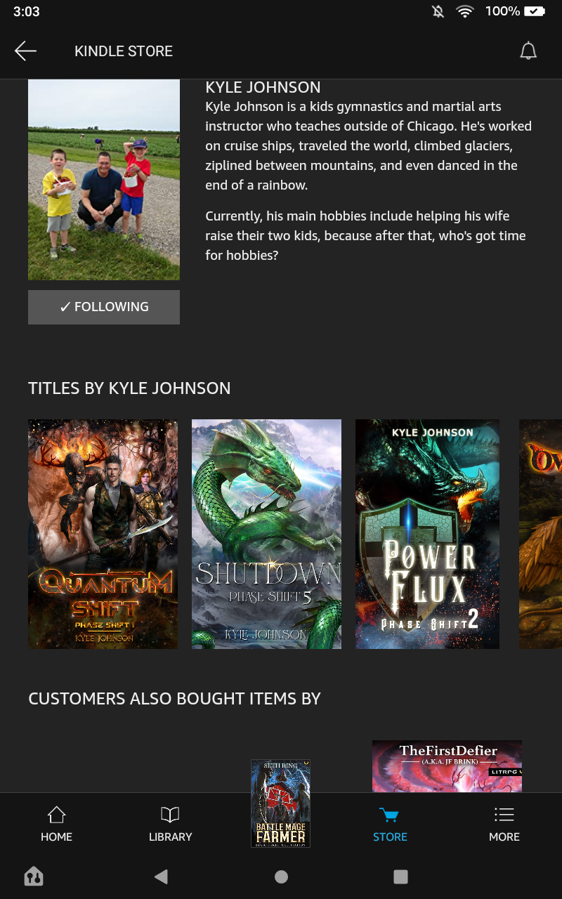 Author page is not showing all books