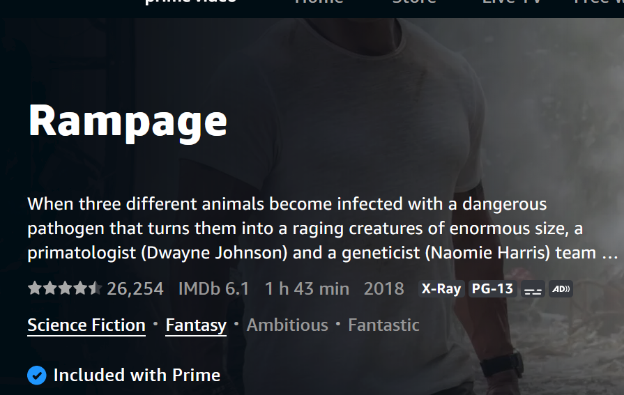 Paying Prime Video movie rental charges