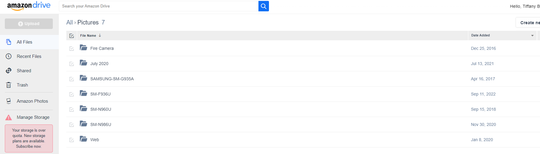 How to download all my Amazon Photos to external hard drive?