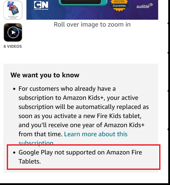 Why am I seeing a $4.99 charge for Amazon kids+