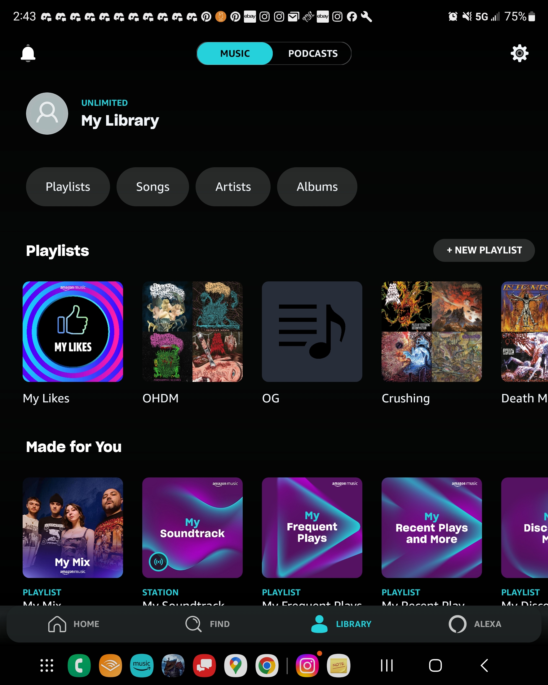 None of your music matches the filters you applied