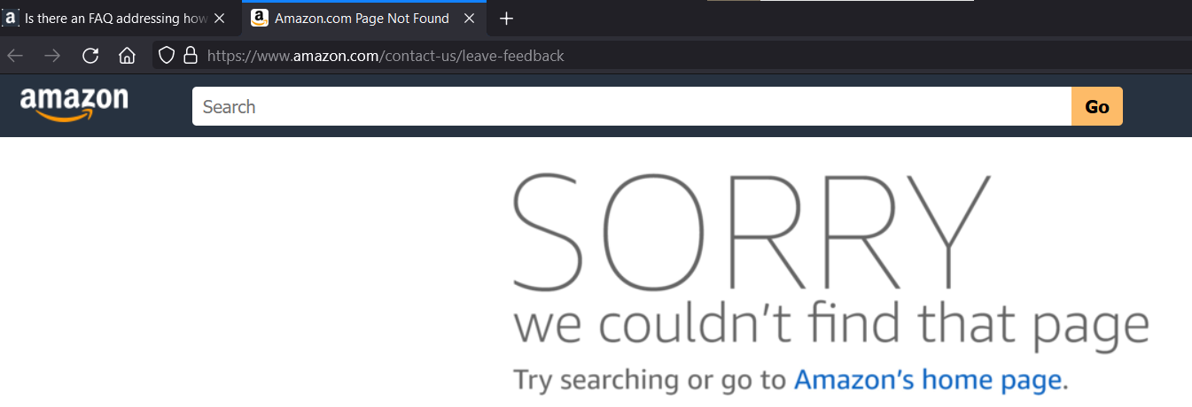 Is there an FAQ addressing how to make a suggestion for Amazon delivery ...