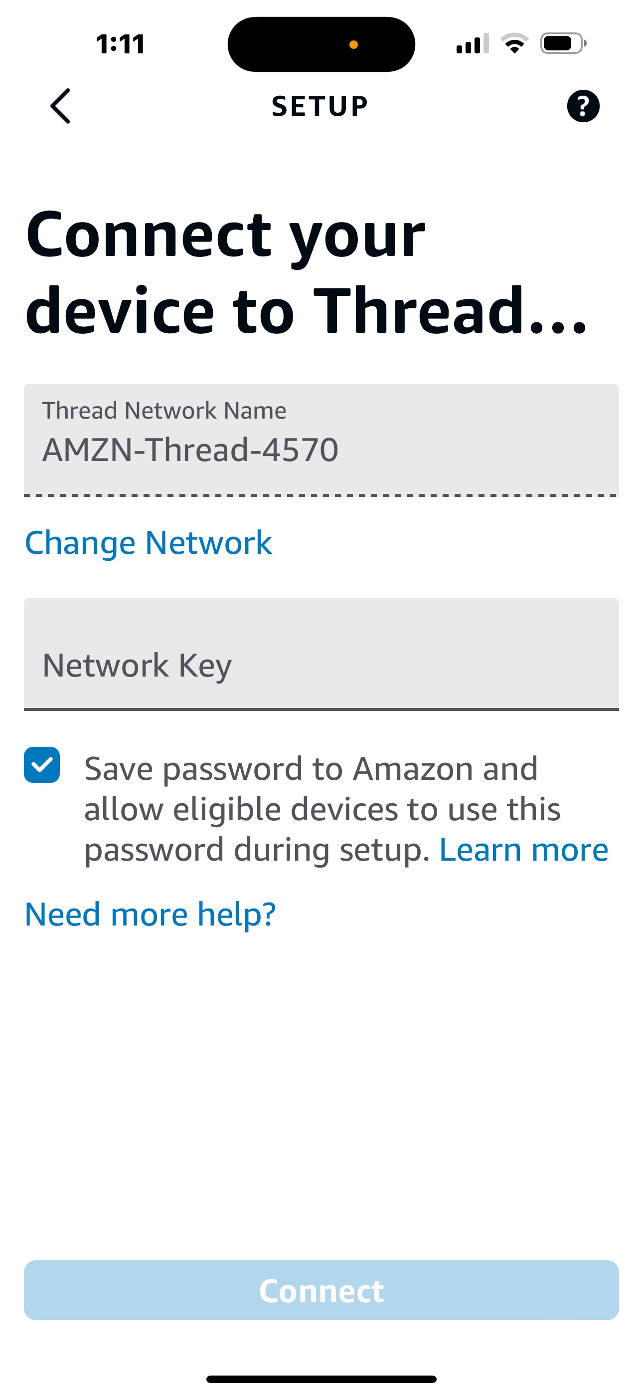 Adding a device to Thread Network