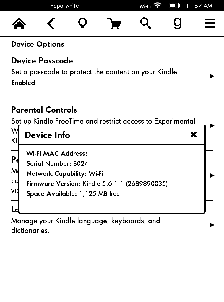 what version is my kindle serial number starts with B024