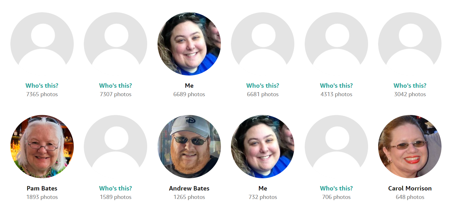 Naming people in Amazon Photos