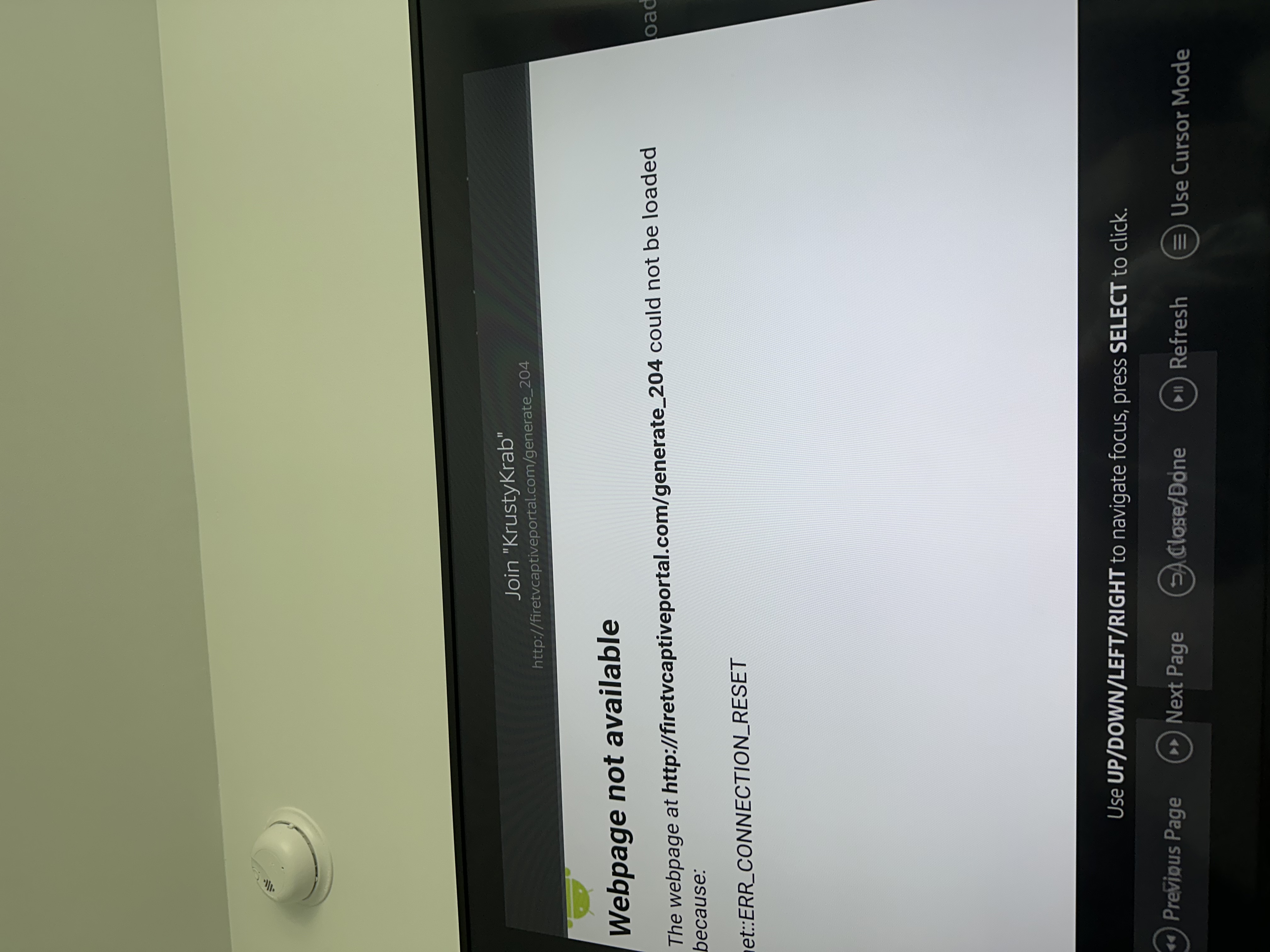 Won’t connect to internet