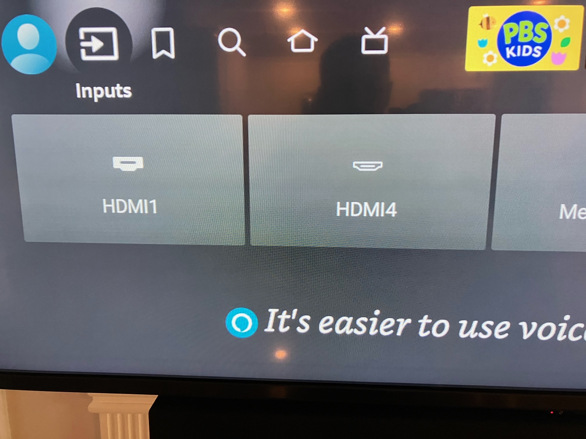 HDMI No signal, but HDMI symbol appears to change appearance on input list