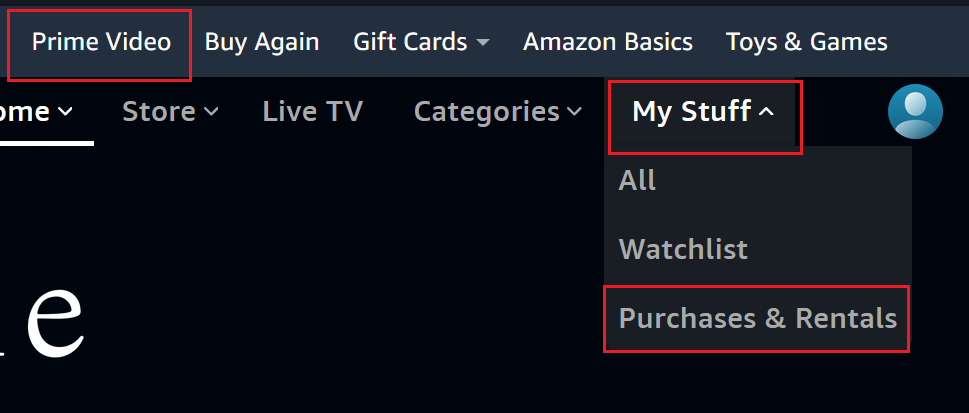 how do I find my movies that I purchased