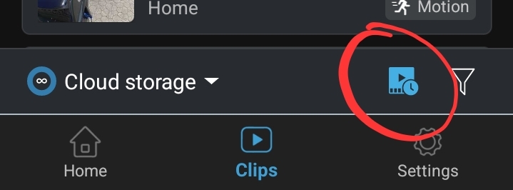 What is this new symbol in the Blink App?