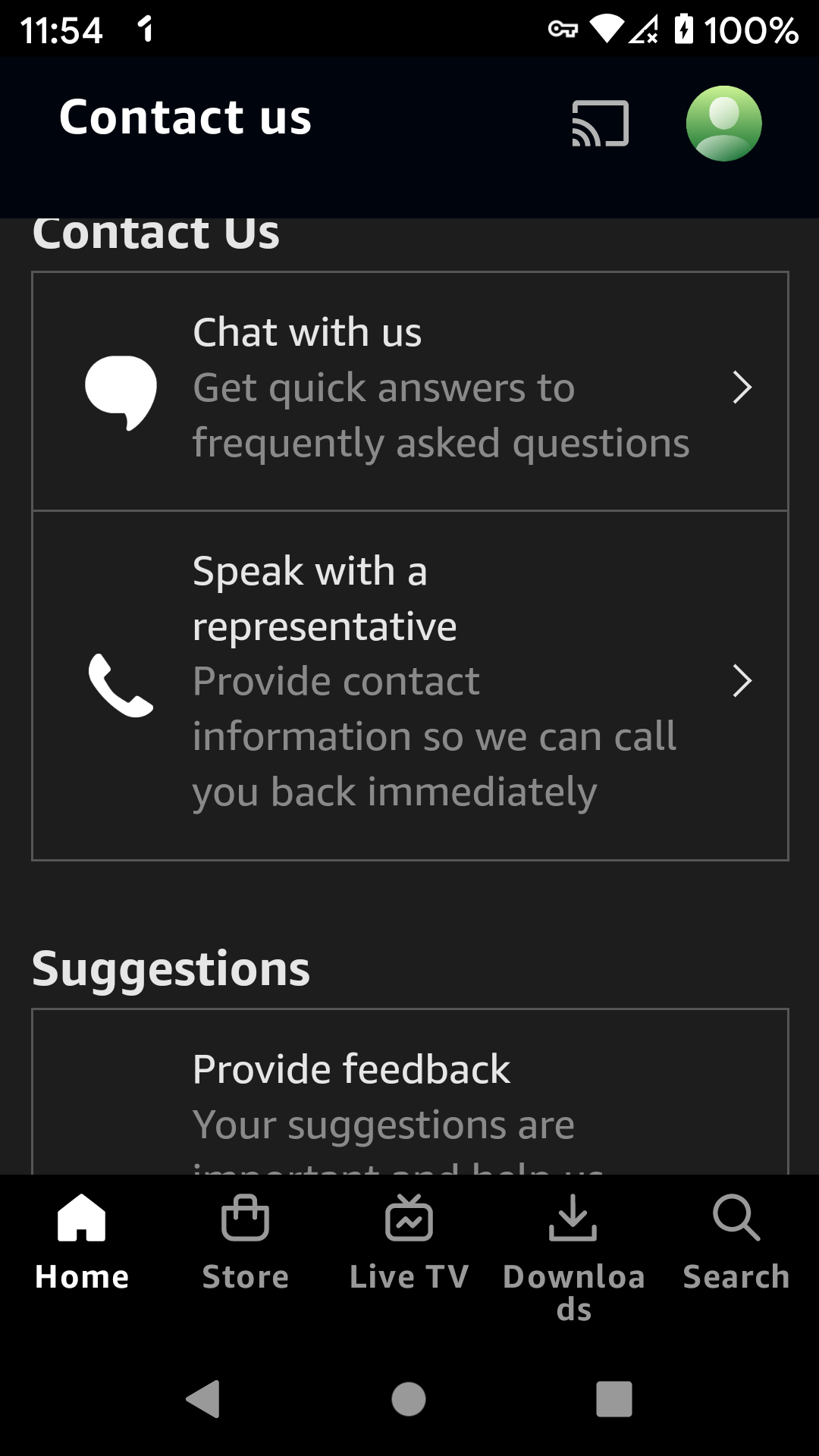How do I contact Amazon Prime video?