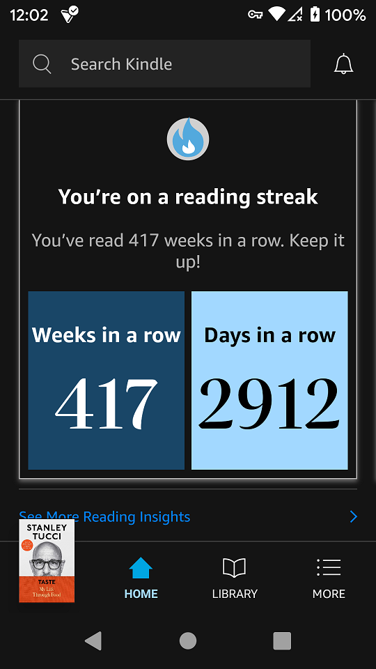 Reading Streak