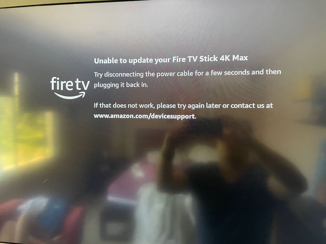 Stuck on the Fire TV Logo