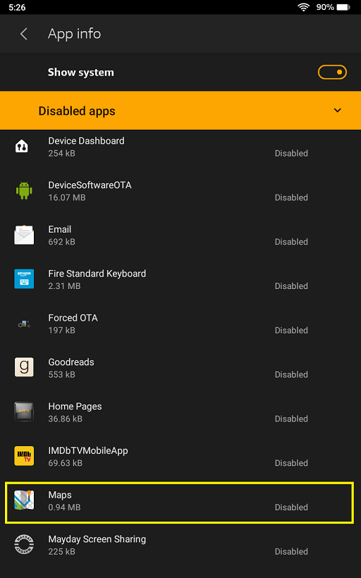 Maps App is no longer supported