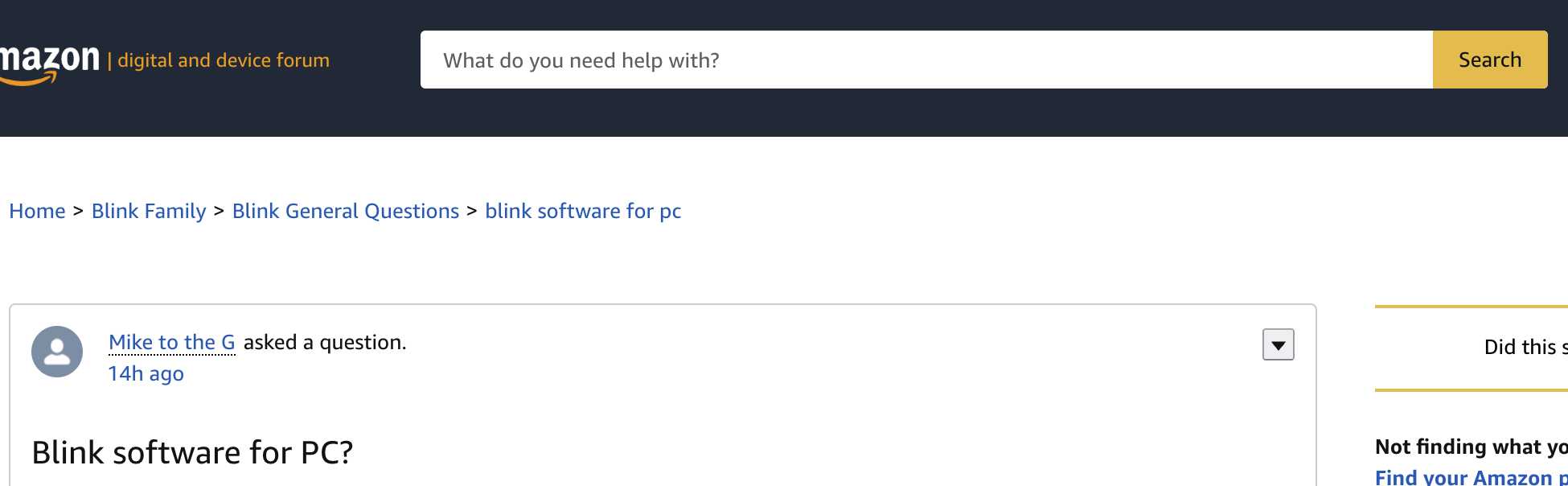 Blink software for PC?