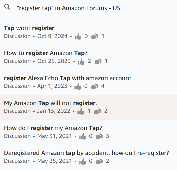 want to register my Alexa