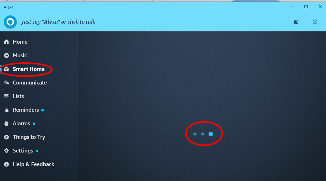 Smart home on Windows 11 doesn't show devices