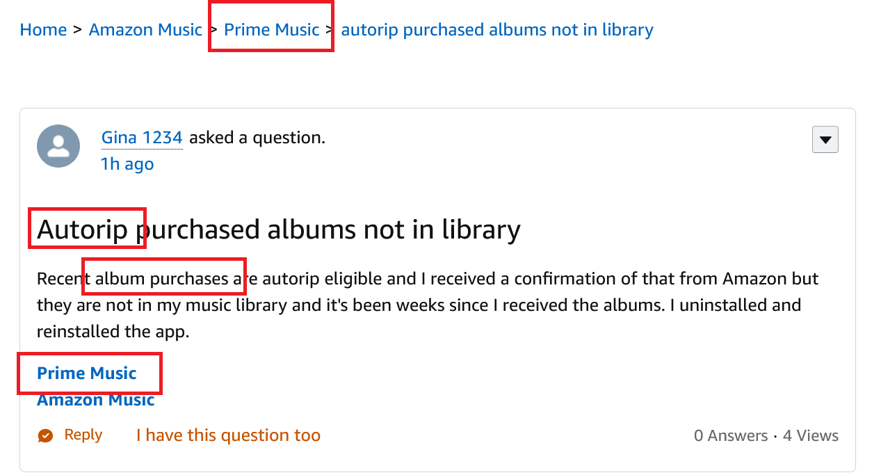 Autorip purchased albums not in library