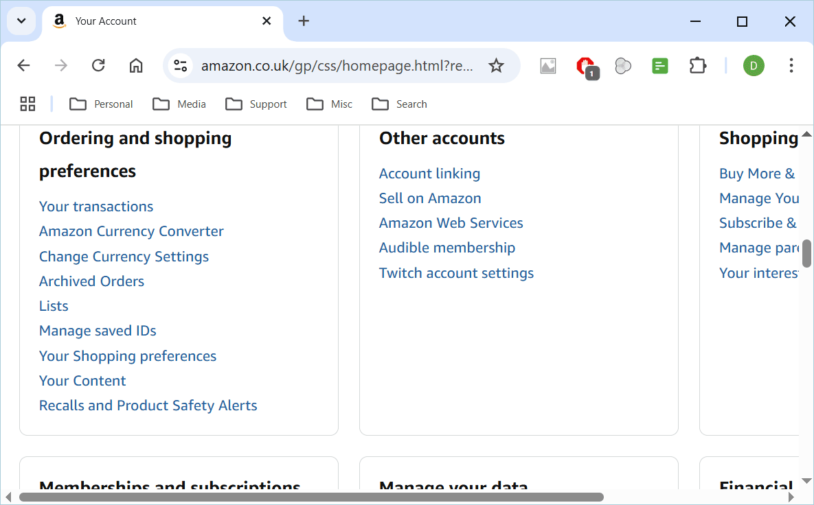 How do I find my profile?
