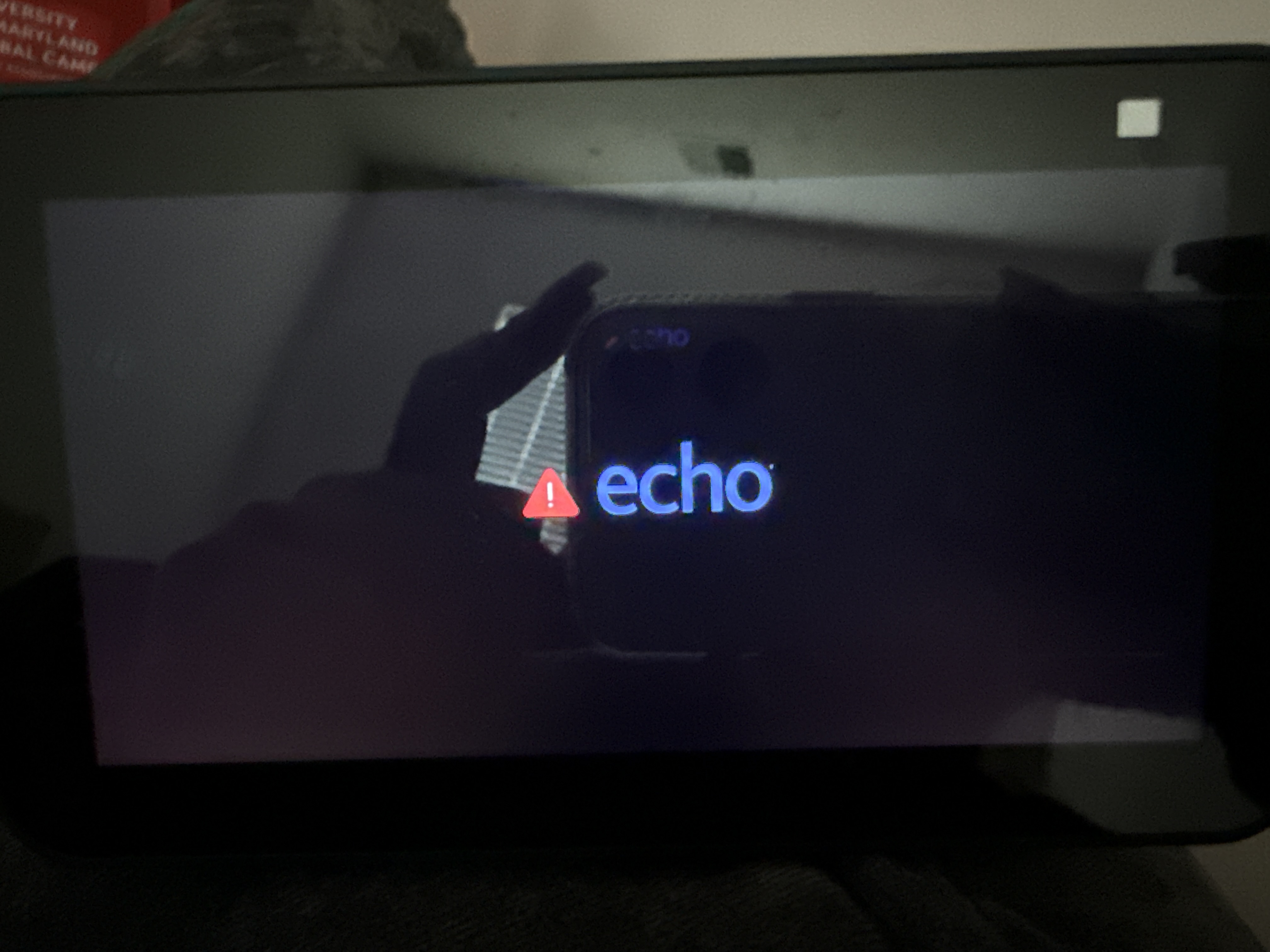 Red Triangle Echo Show