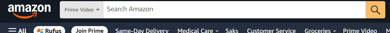 What happened to the Amazon Prime search functionality?