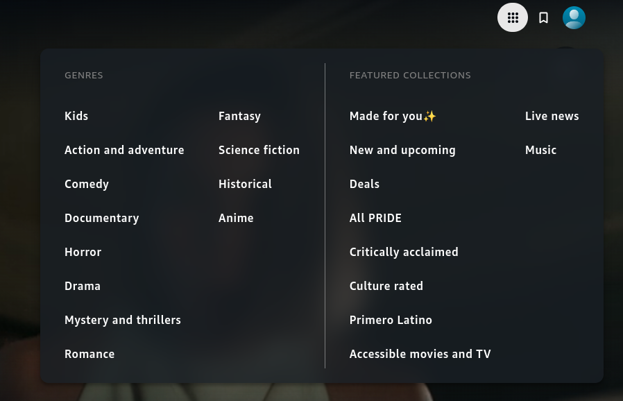 What happened to the Amazon Prime search functionality?
