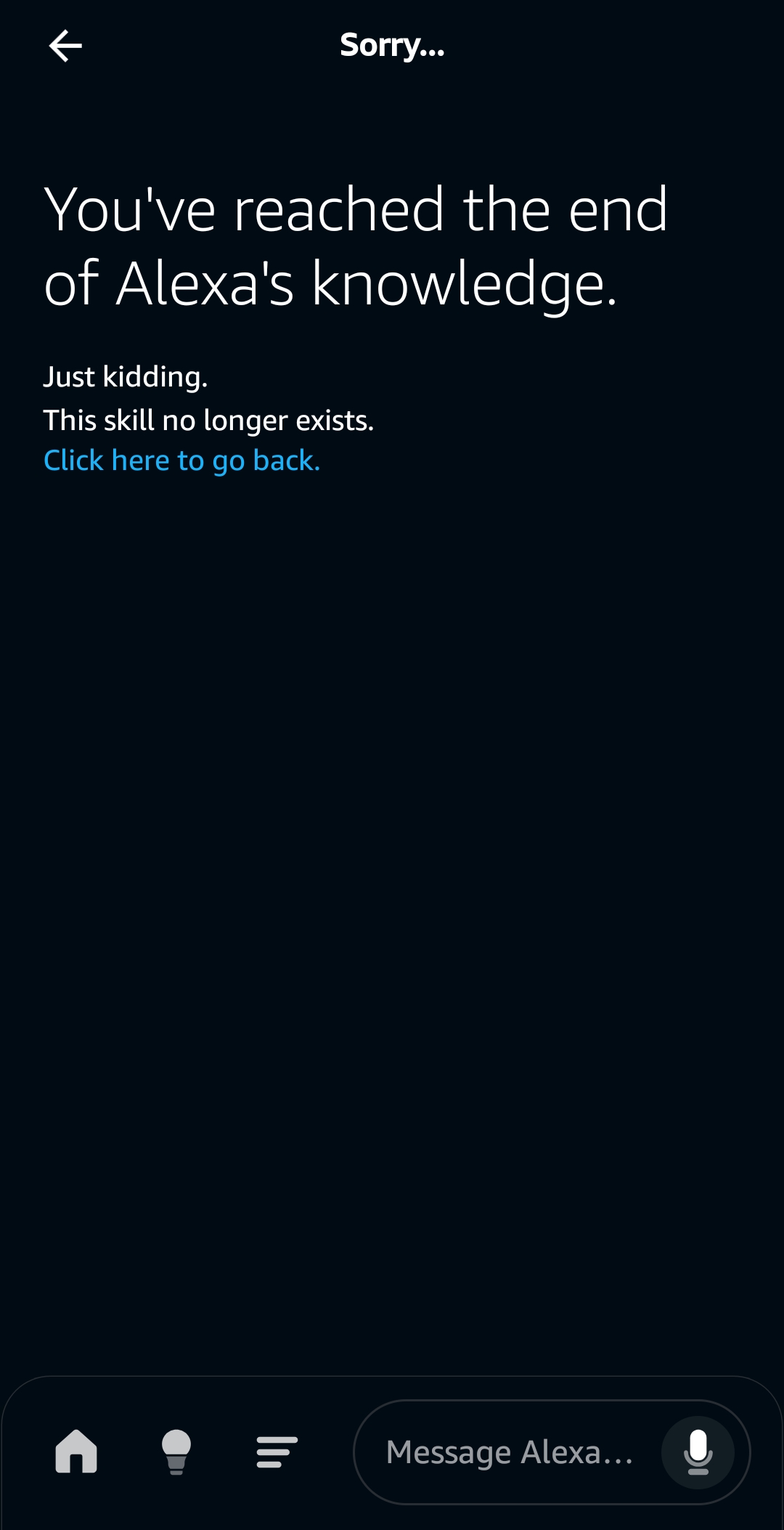 Alexa app missing Skills