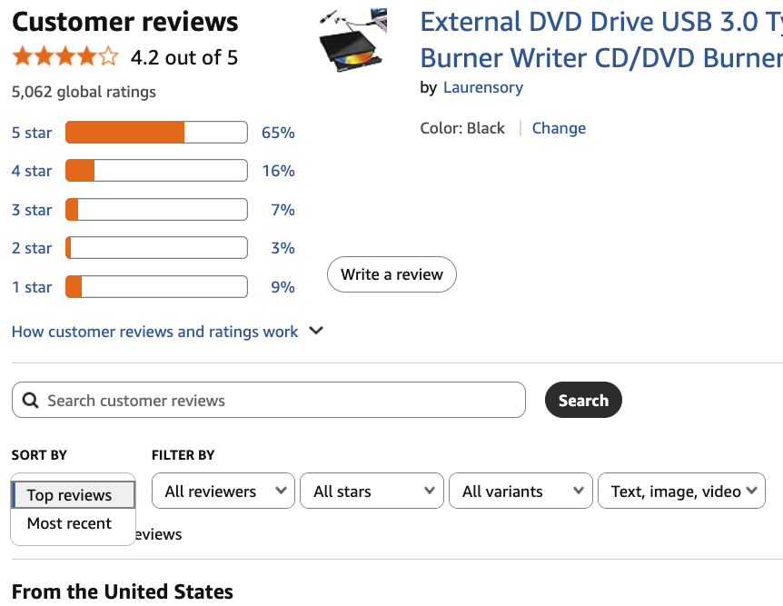 Why has Amazon removed the customer reviews filter???