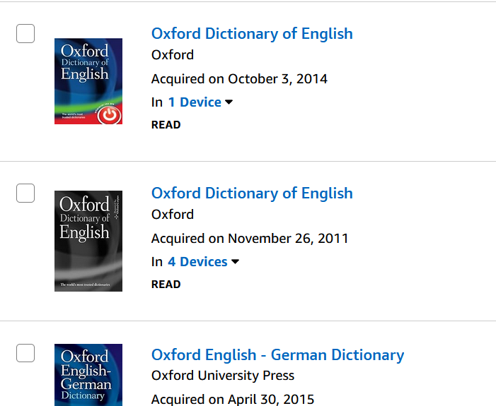 The dictionary disappeared. How do I get it back